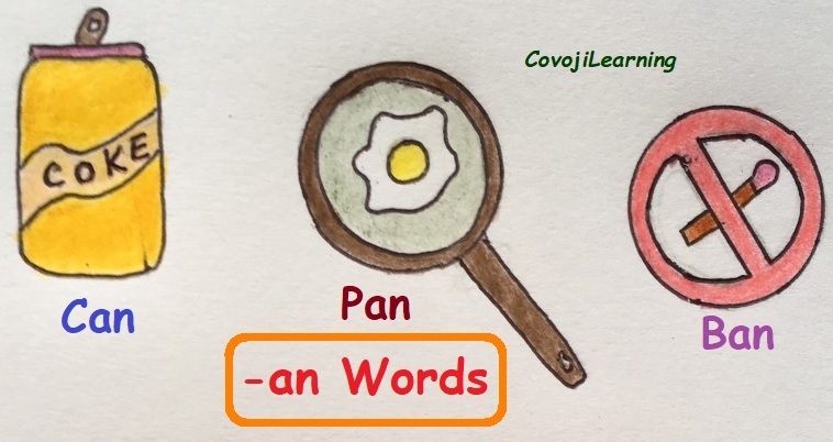 Sight Words: -An Words | Covoji Learning