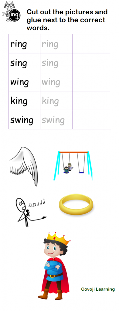 Word Family: ~ing | Covoji Learning