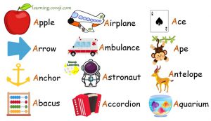 Letter A Words | Covoji Learning
