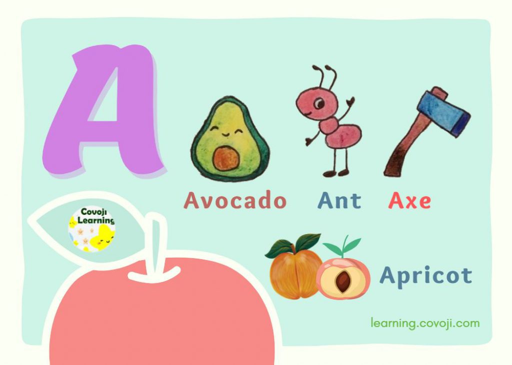 Letter A Words | Covoji Learning