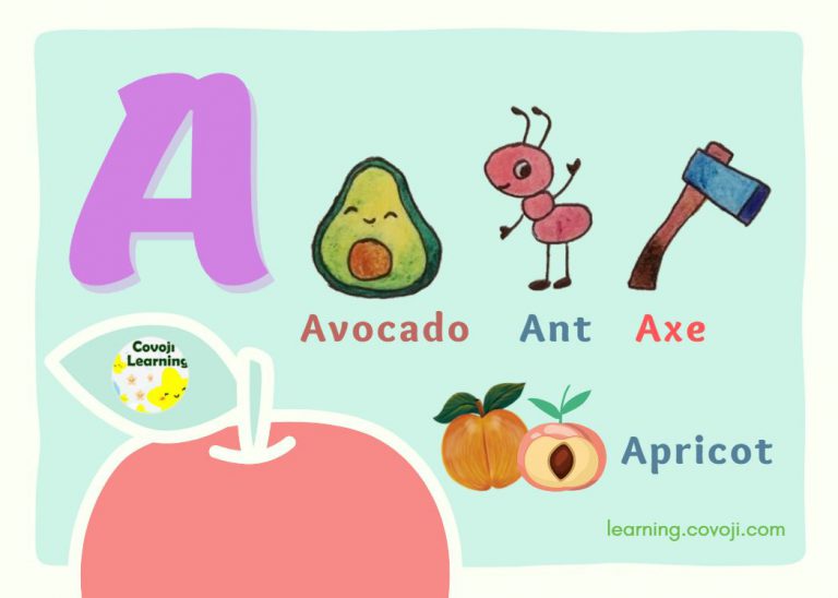 Letter A Words | Covoji Learning